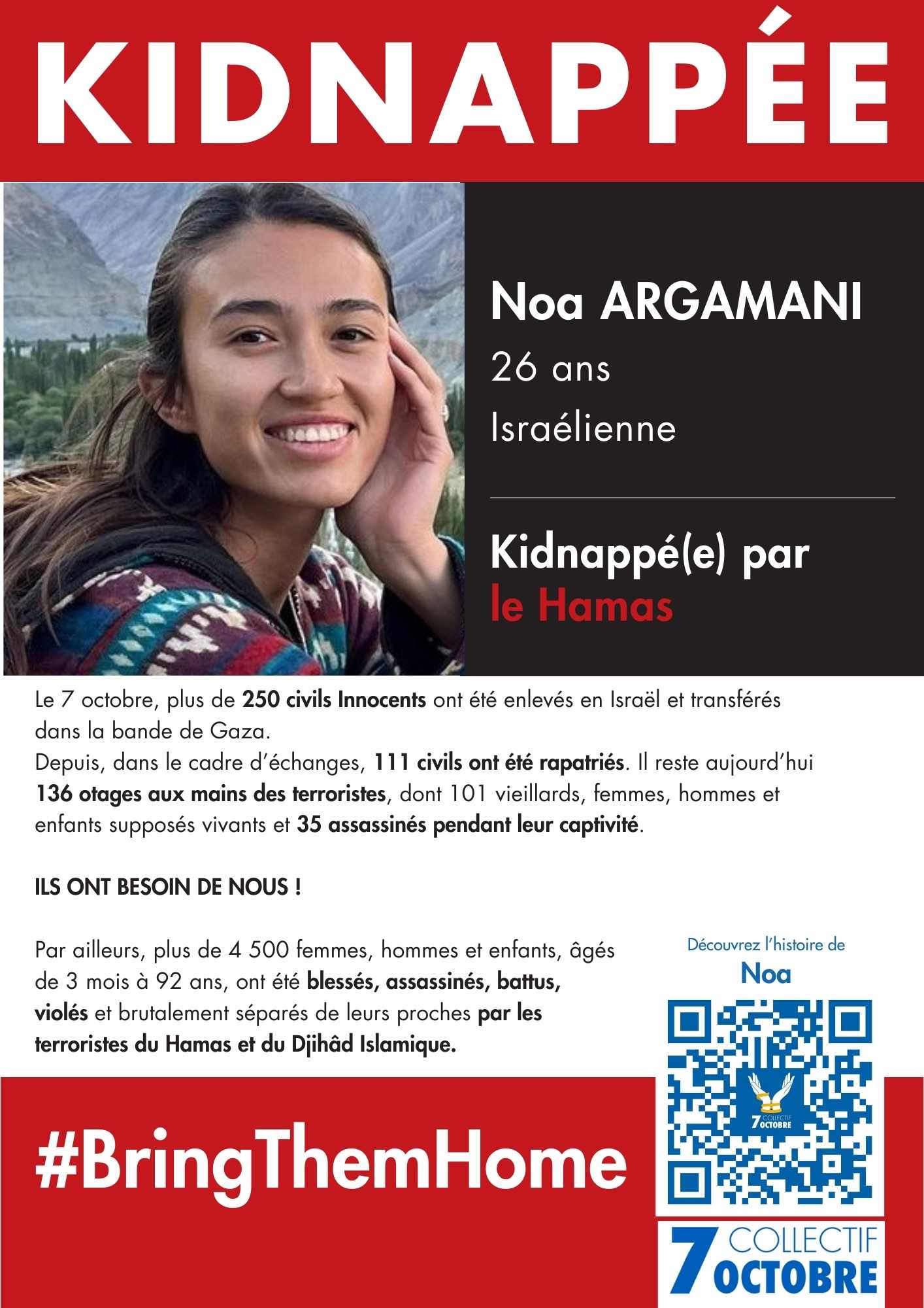 Noa ARGAMANI - Collectif du 7 octobre